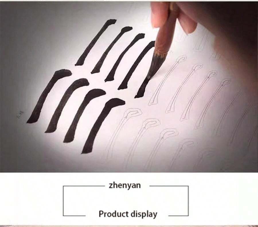 1 Set (80 Blätter) Zhenyan Brush Kalligraphie Kopierbuch auf Xuan ...