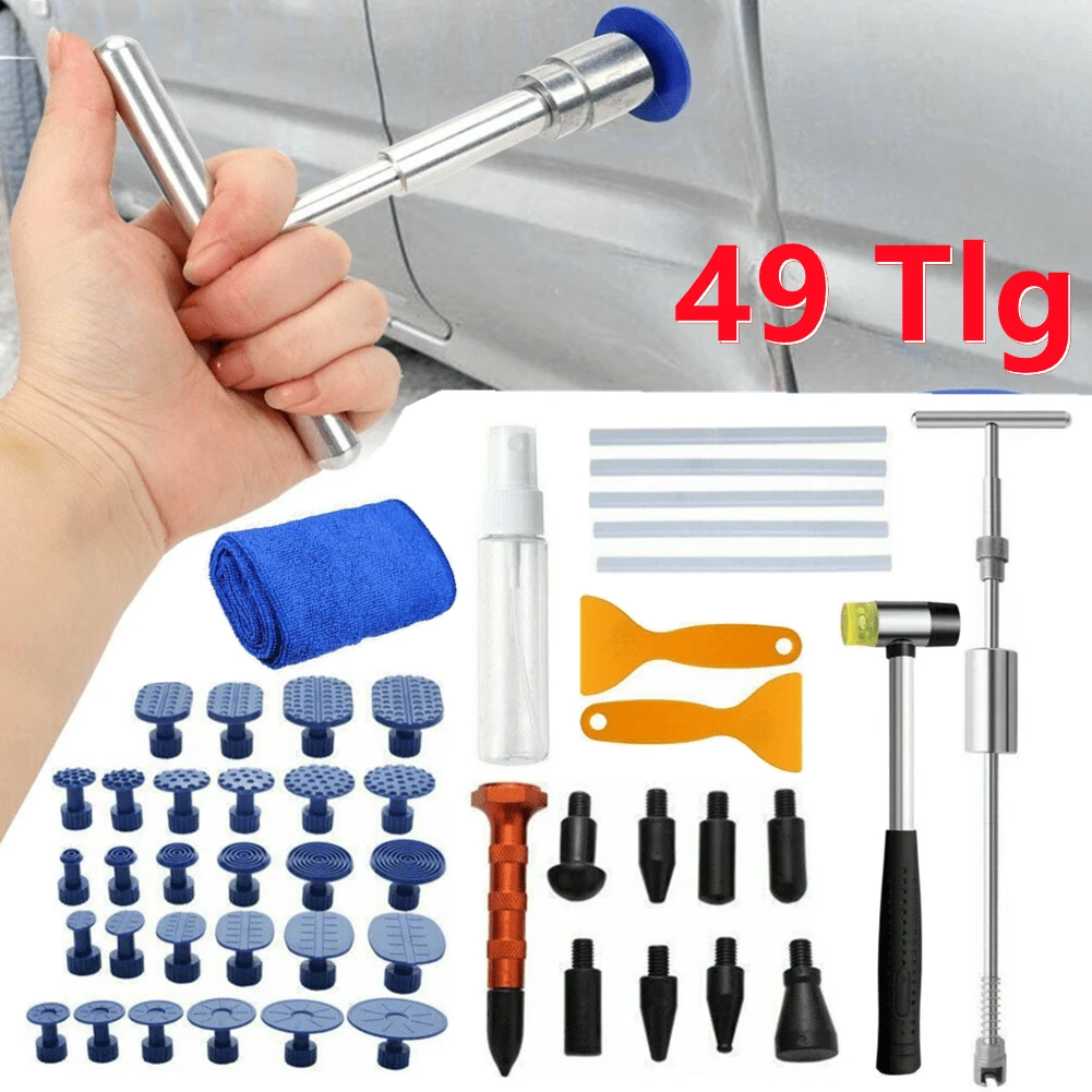Dent Removal Tool 49-Piece Car Dent Repair Set Dent Lifter Dent Removal ...