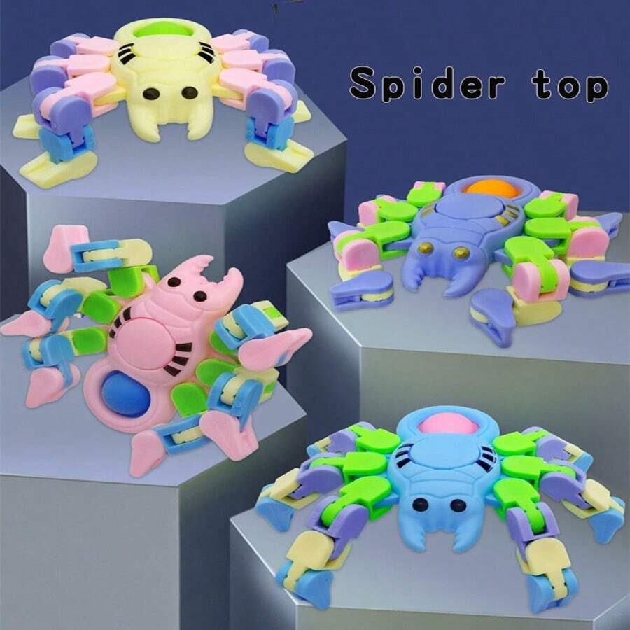 1pc Transformable Spider , Cute Prank Toy, Creative And Novel Shape ...