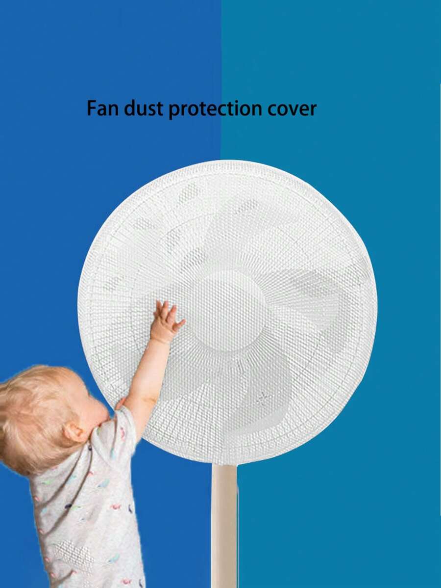1pc Polyester Fan Cover Hand Protection Netting Anti-Pinch Safety Mesh ...