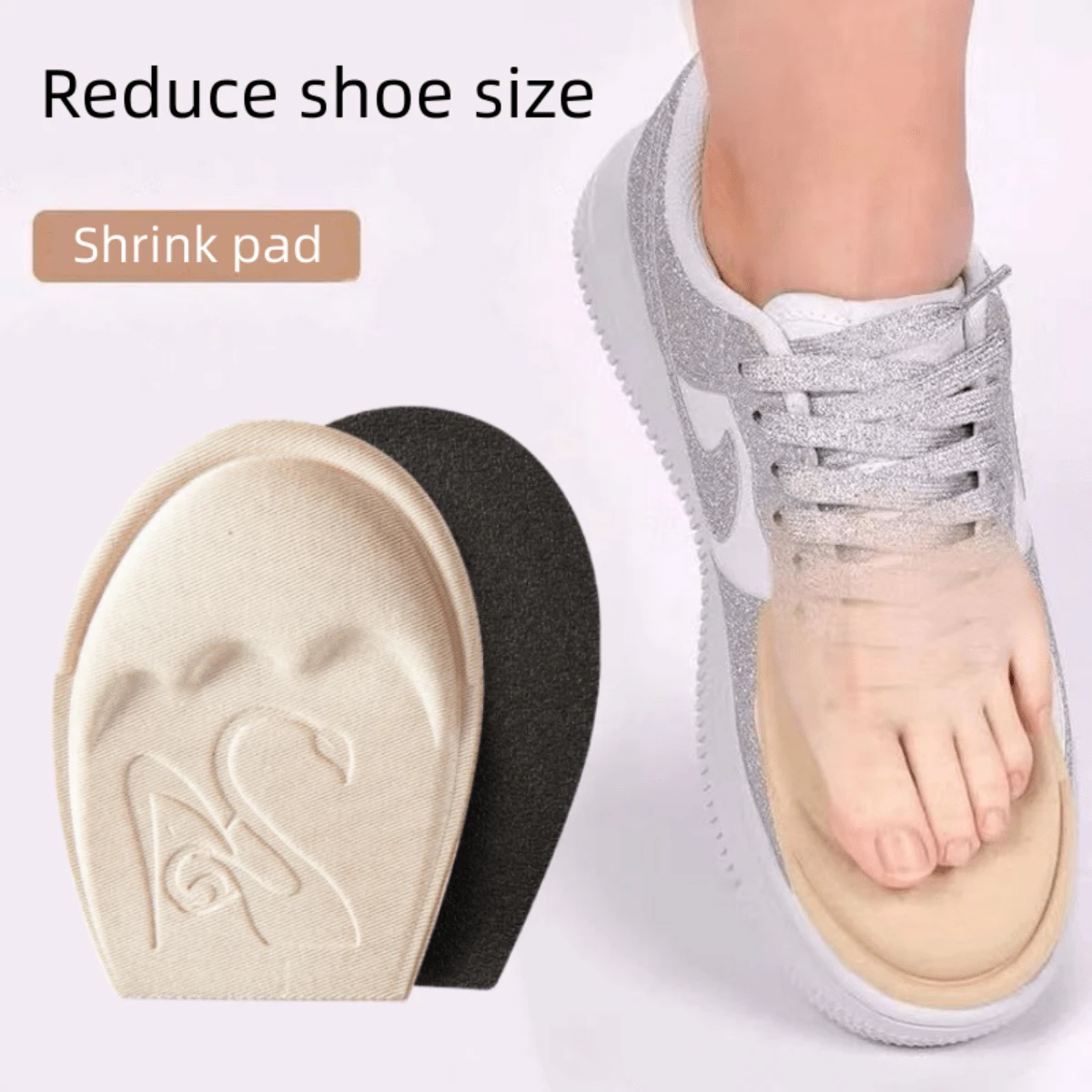 Shoe Size Adjuster, Shoe Toe Insert Pad, Sports Shoe Insole, High Heel ...