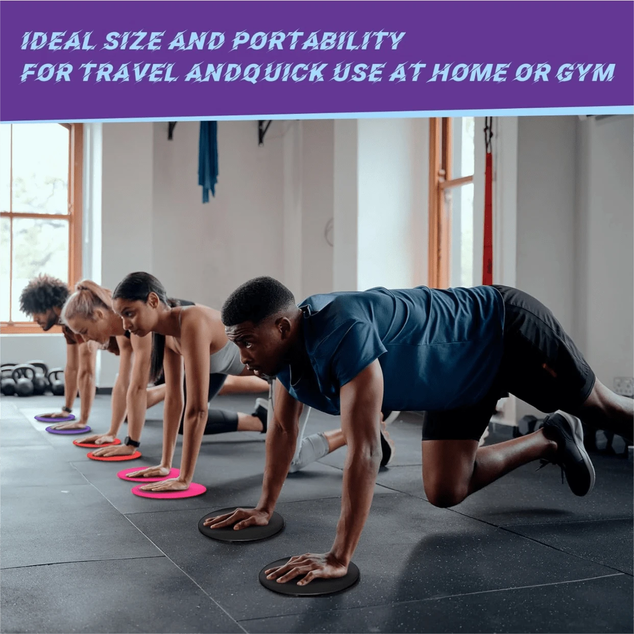 1 par de discos deslizantes para las rodillas de Pilates para el ...