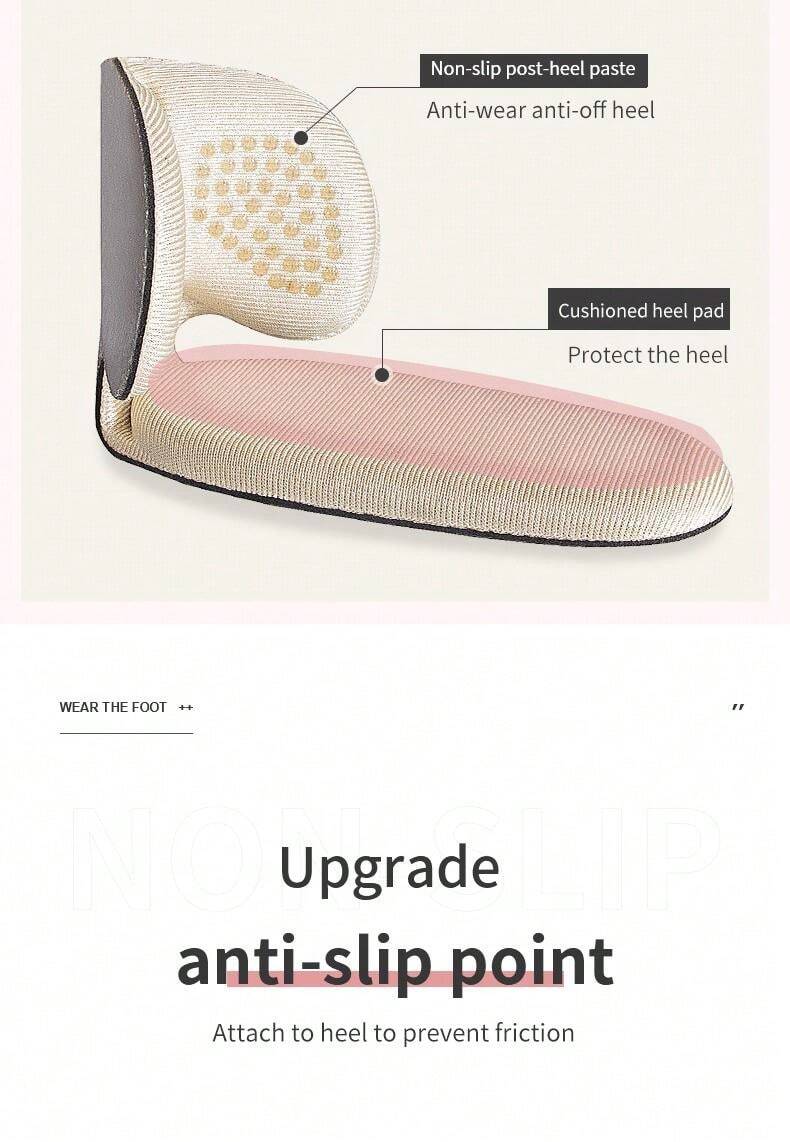 Shoe Sticker - Reduce Shoe Size By 1, Prevent Heel Rubbing, Half Size ...