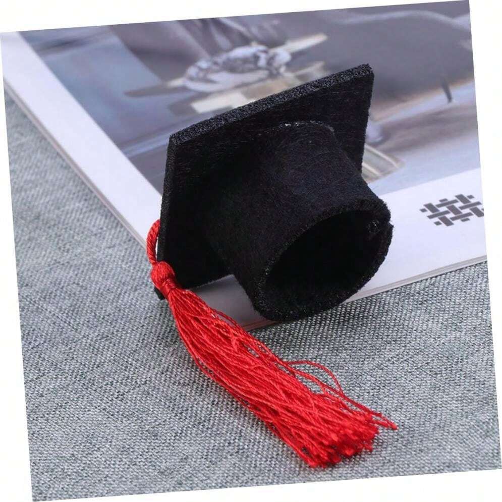 5pcs Mini Graduation Cap Decorations, Perfect For Graduation Photo ...