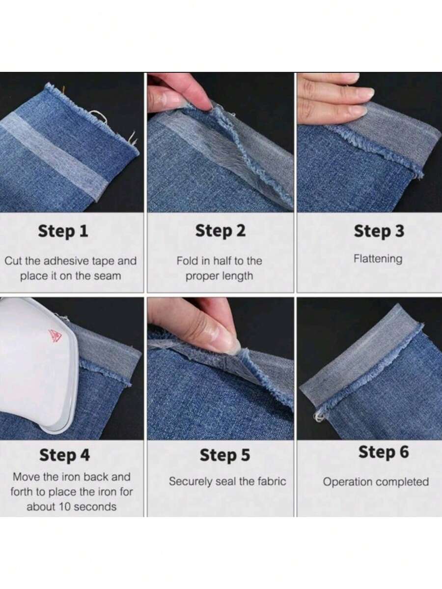 1/2/3cm Wide X 60m White Double-Sided Adhesive Non-Woven Thermal Fusion ...