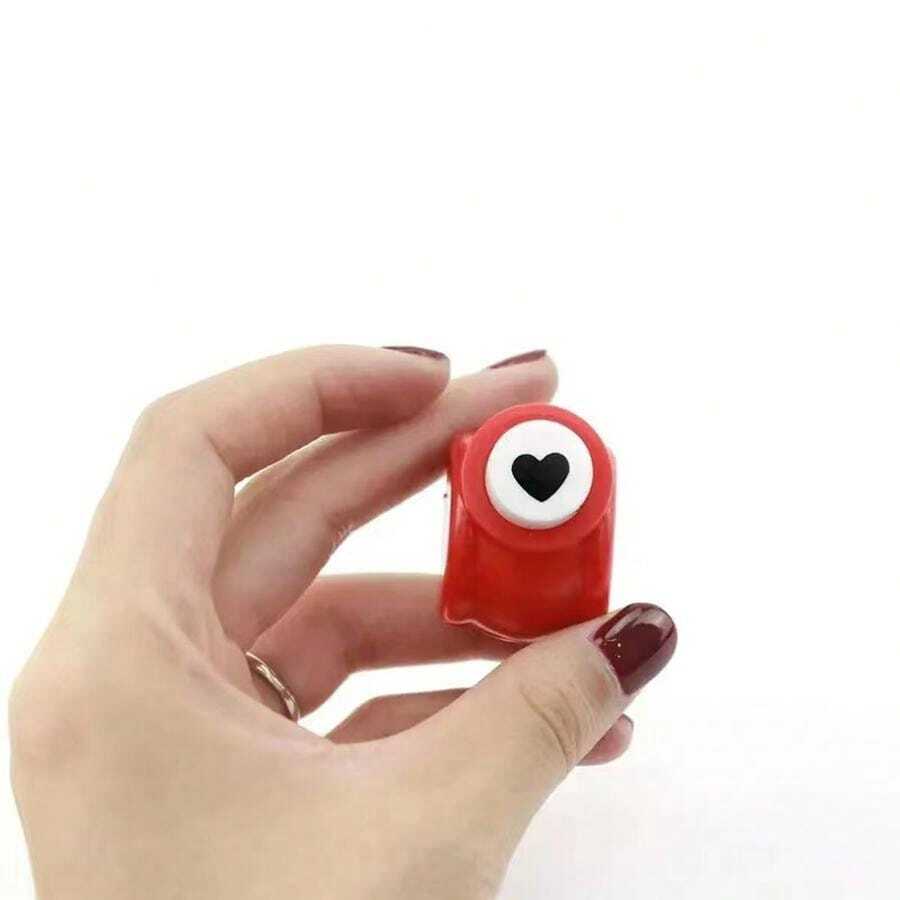 1pc, Mini Small And Cute Paper Embosser, Heart-Shaped Paper Punch ...