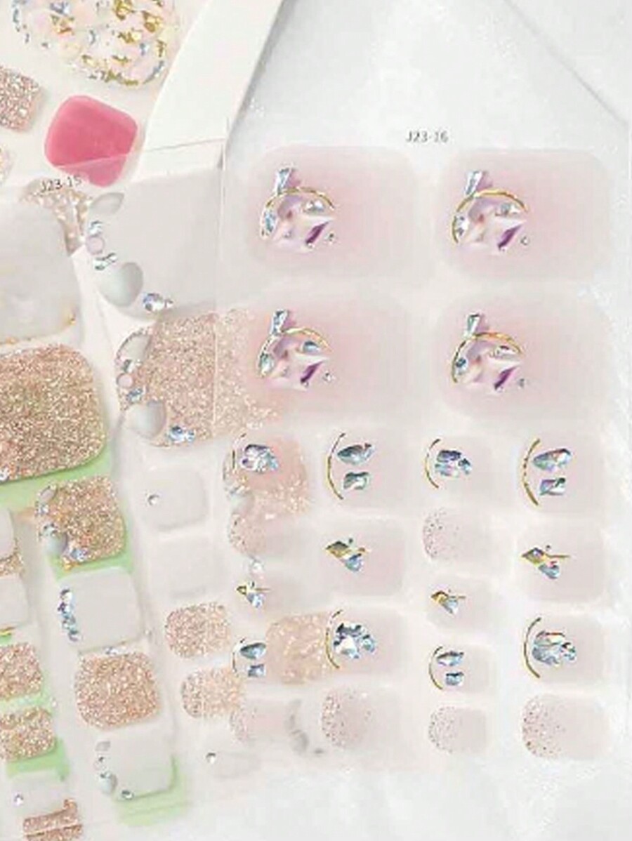 Toenail Film Stickers Summer Toe Nail Polish Film Decorations ...