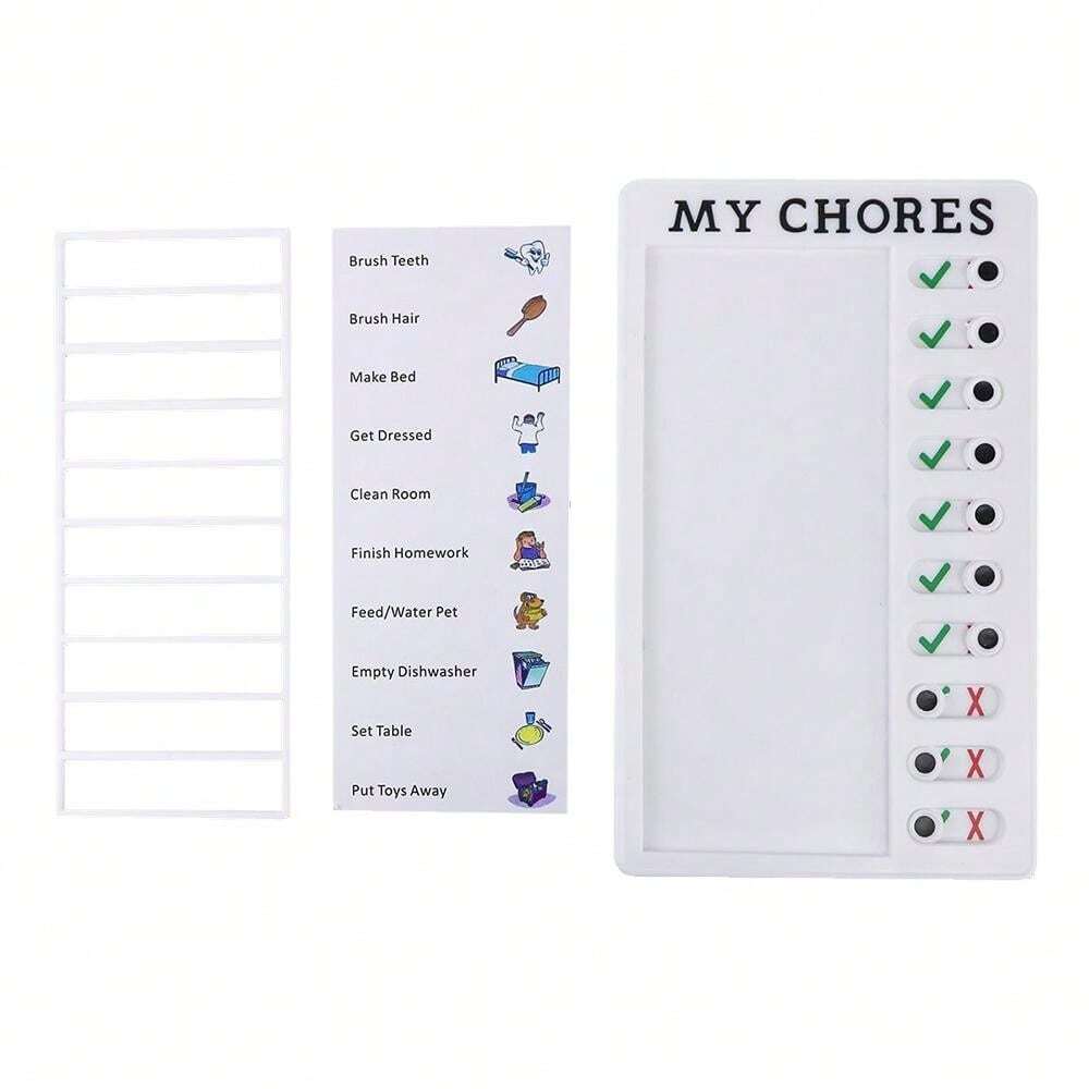 1pc Self-Discipline Punch Card Device, Study Schedule Checklist, Habit ...