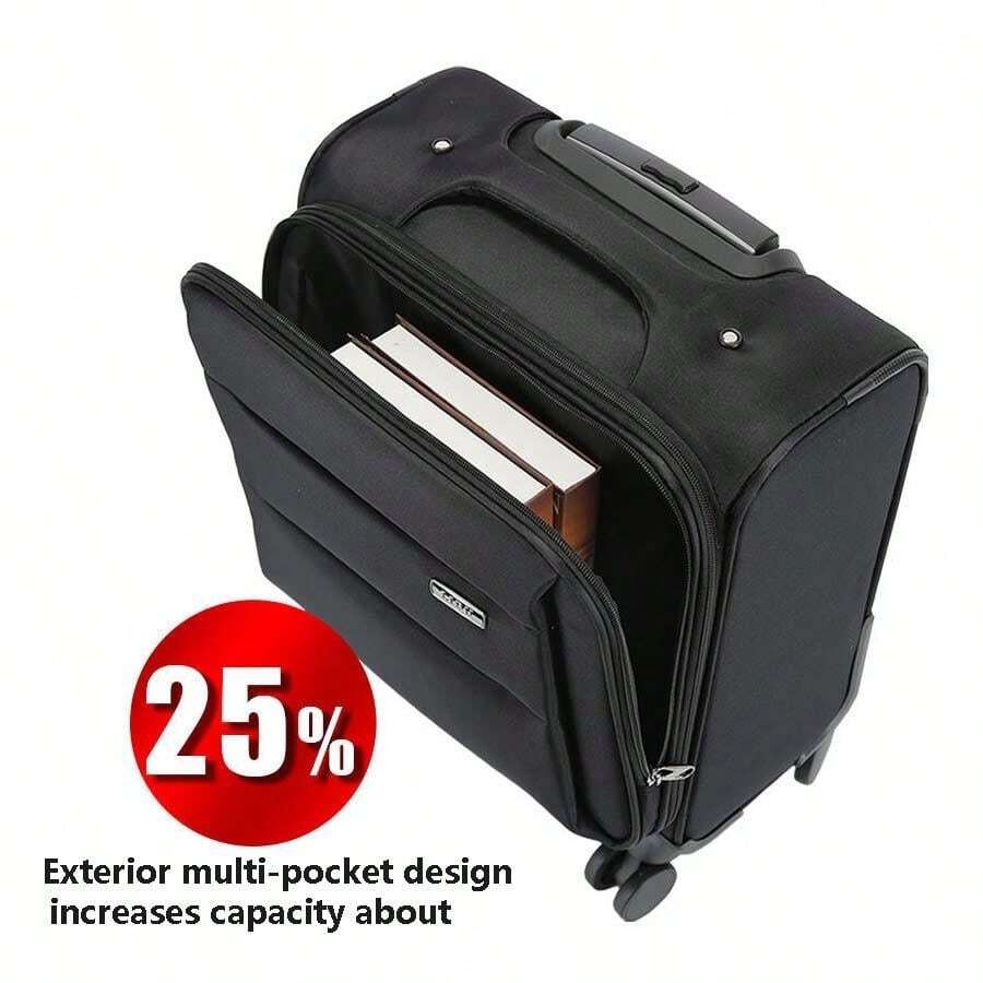 Pilot Case 18-Inch Softside Carry-On Luggage, Black, 18-Inch Non ...