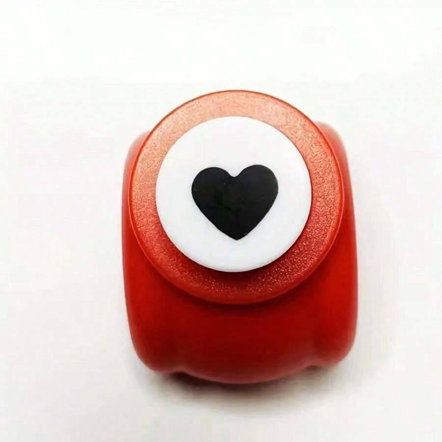 1pc, Mini Small And Cute Paper Embosser, Heart-Shaped Paper Punch ...