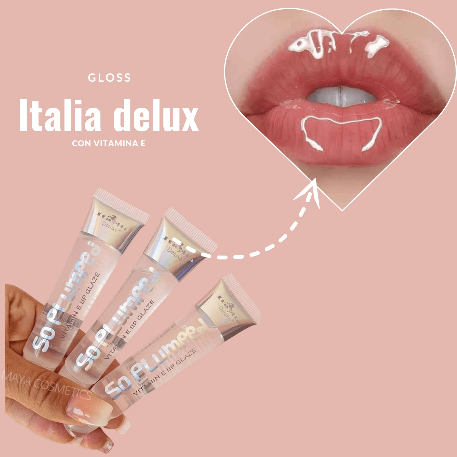Gloss Italia Delux So plumped Transparente, Italia Deluxe SO PLUMPED ...