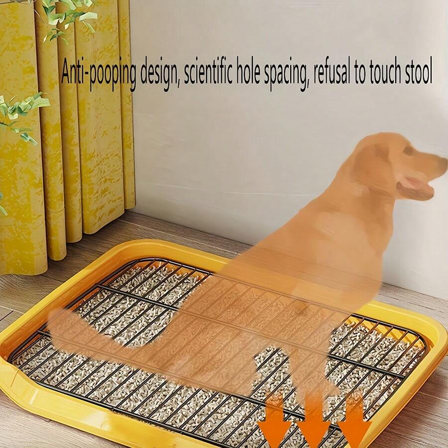 1pc New Style 2024 Pet Dog Poop Tray Flat Removable Washable Pet ...