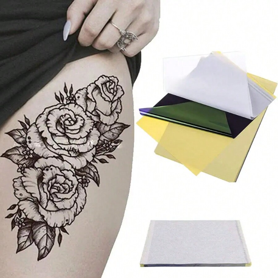 Tattoo Transfer Paper, A4 Size Template Used For Tattoo Stencil ...