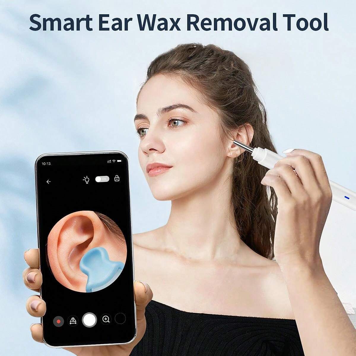 1pc Visible Ear Pick With Wireless Wifi Connection, Intelligent High ...