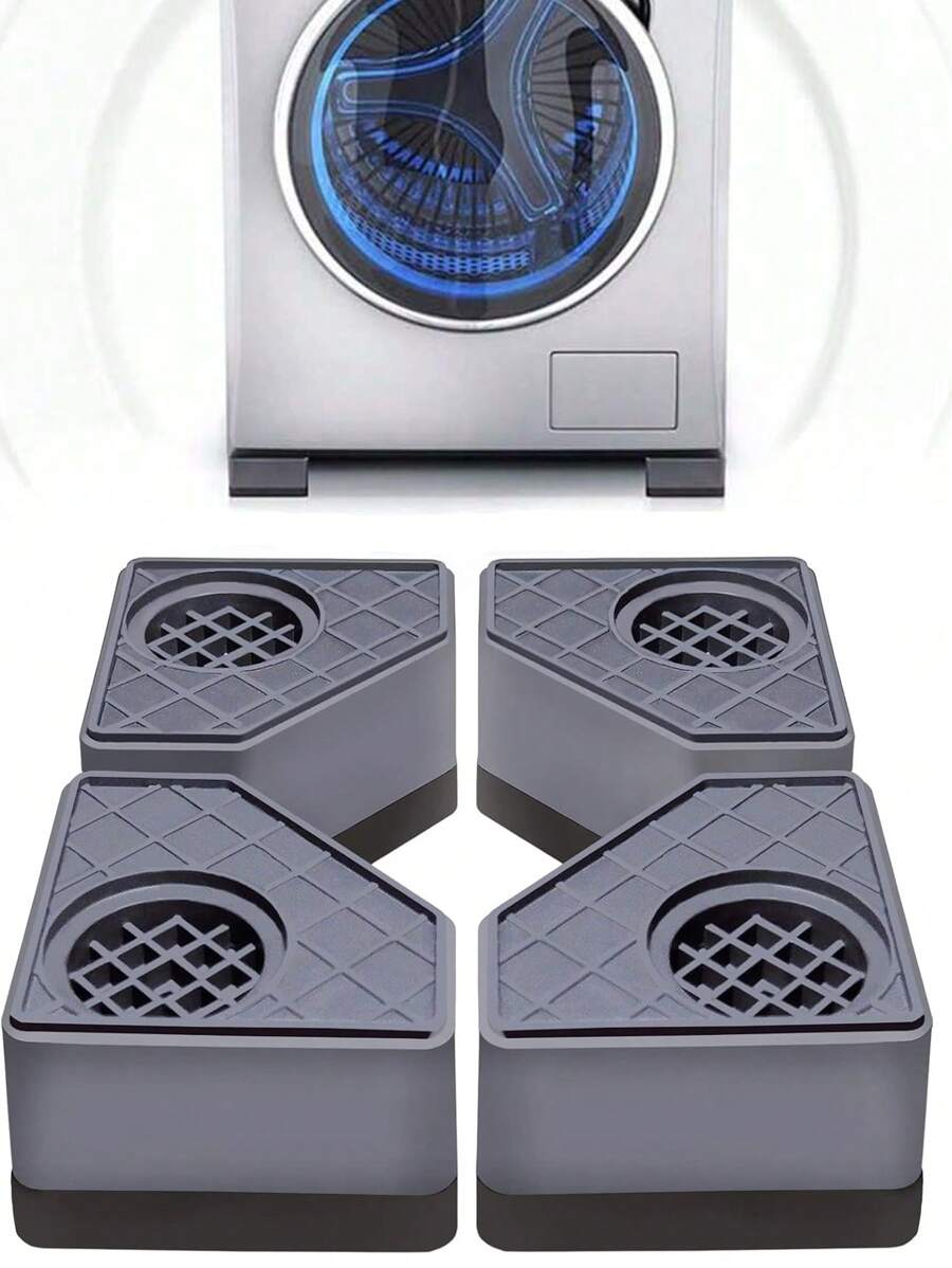 4pcs Antivibration Pads, Washing Machine And Dryer Base, Noise ...