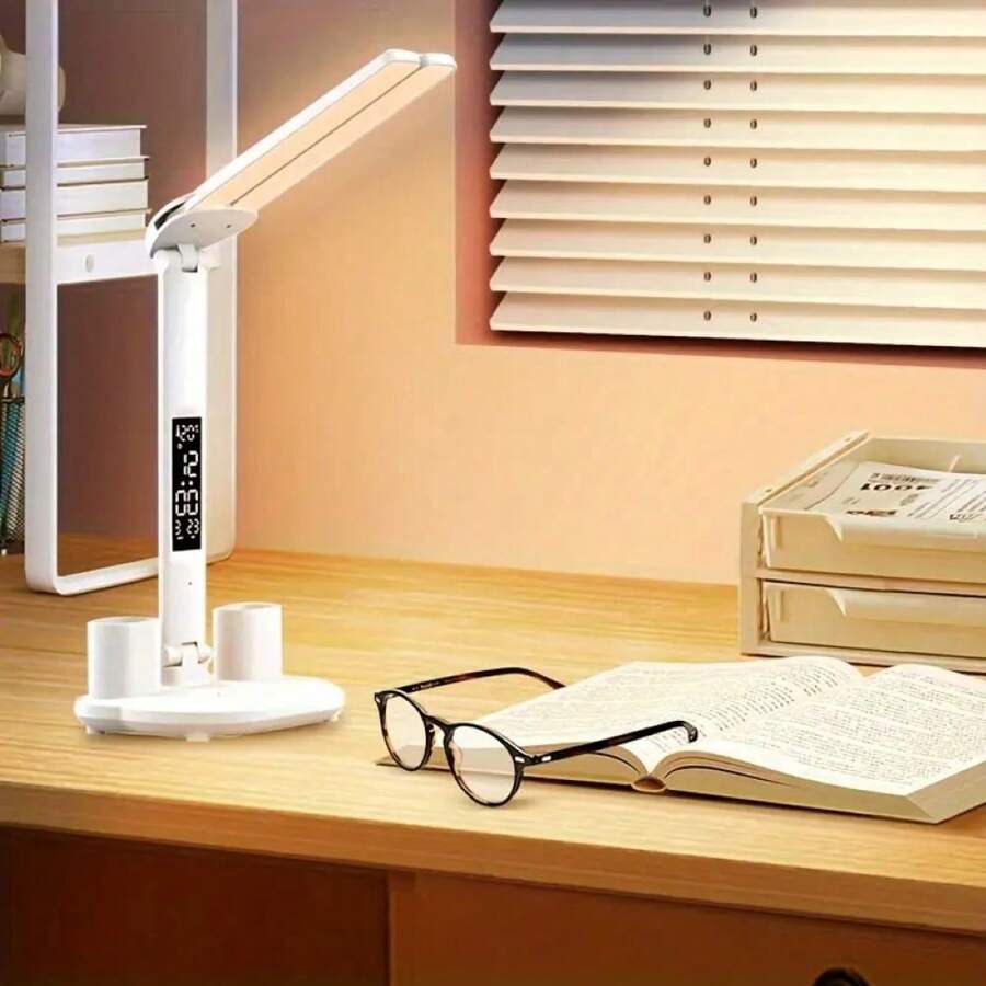 1pc Eye-Caring LED Desk Lamp, Study Type, Student Dormitory ...