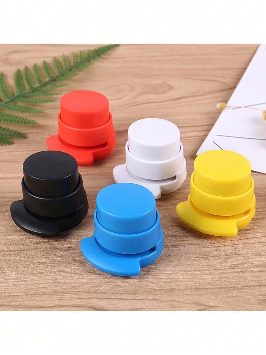 5pcs Creative Stapleless Stapler Mini Staple-Free Stapleless Binding ...