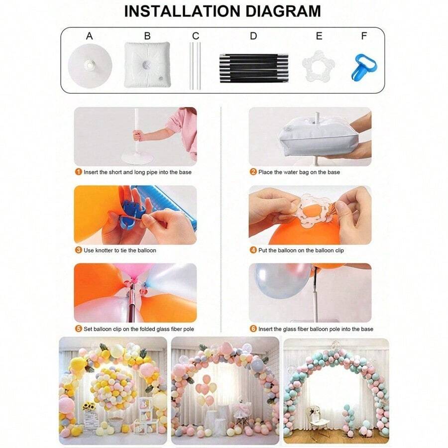 Upgraded Balloon Arch Kit, With 9FT Tall & 10Ft Wide AdjustableBalloon ... Upgraded Balloon Arch Kit, With 9FT Tall & 10Ft Wide AdjustableBalloon ...
