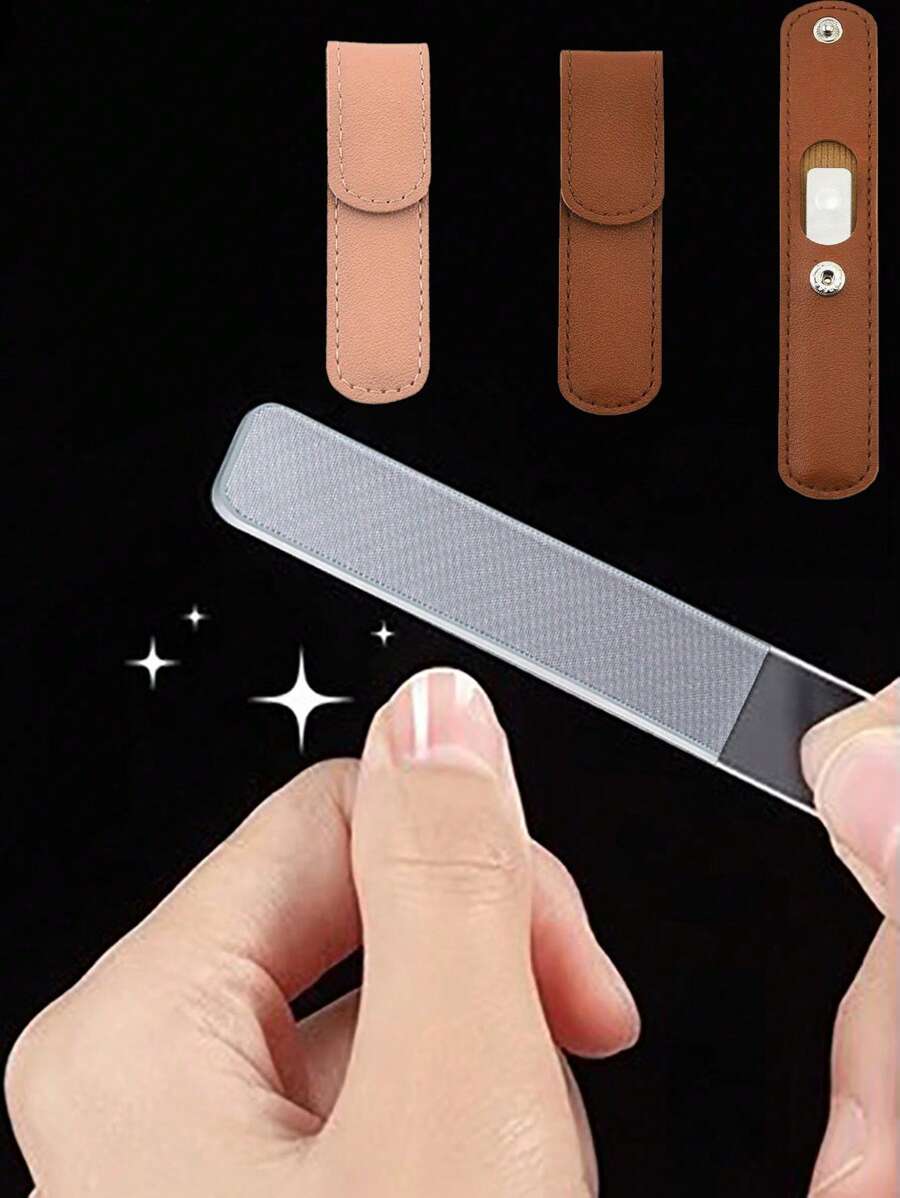 1pc Transparent Nail Art Shaping Buffing Strip, Manicure Tool For ...