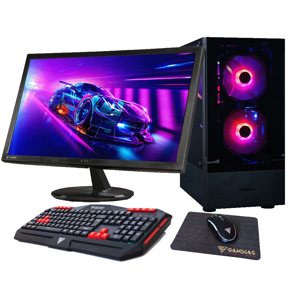 Gigatech Gaming Titan 3 Gaming PC Desktop Monitor Bundle - Core I5 ...