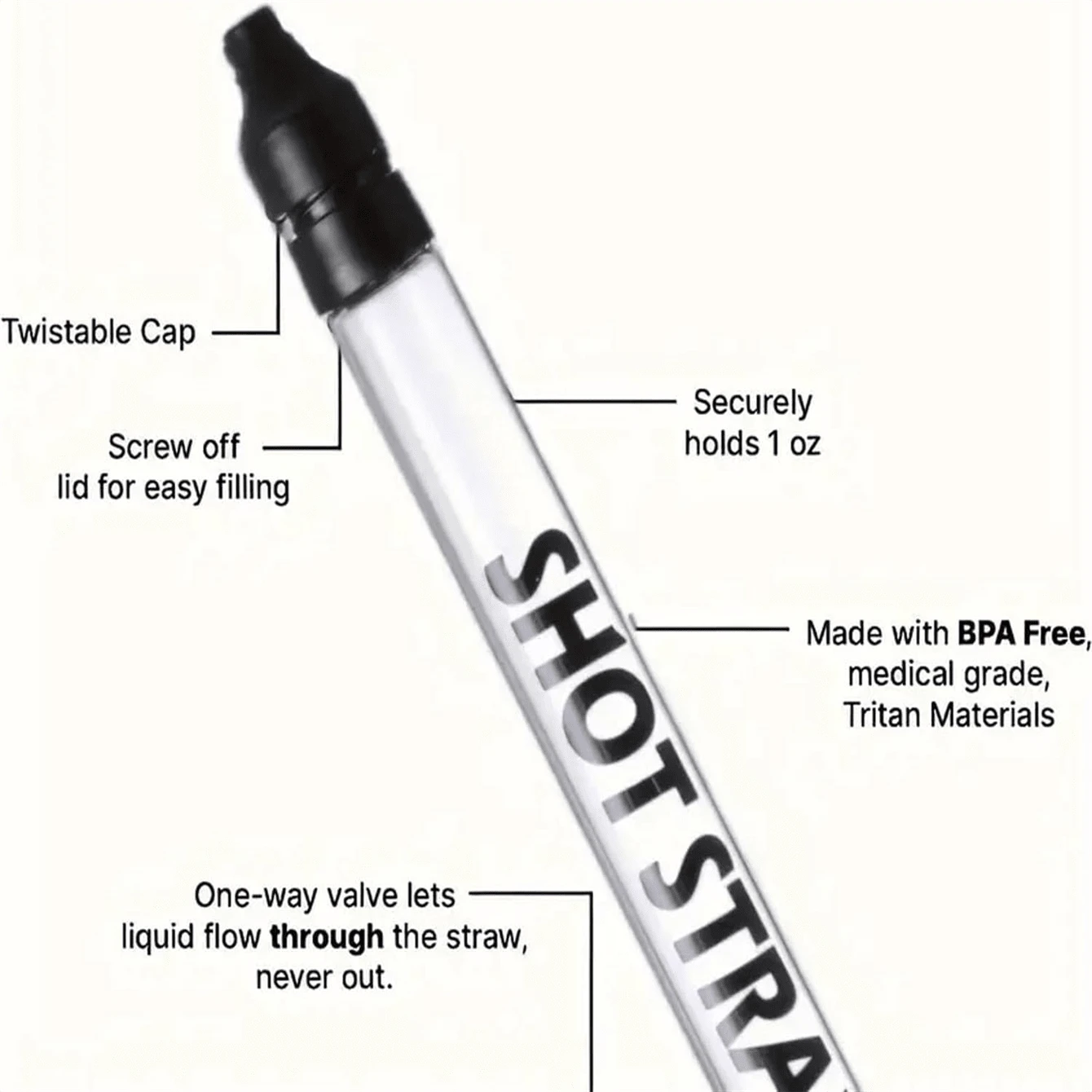 เครื่องจ่ายสุราหลอดแก้ว Shot ข้ามพรมแดน ที่เก็บเครื่องดื่มและหลอดผสม ...