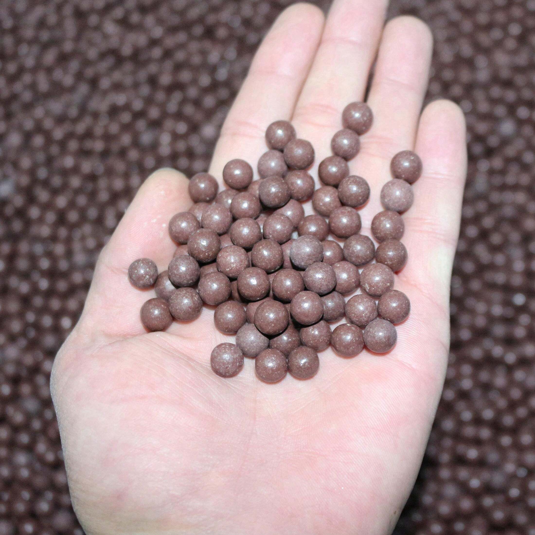 1 Pack Brown Glossy Mud Ball For Slingshot Hunting And Shooting, Clay ...