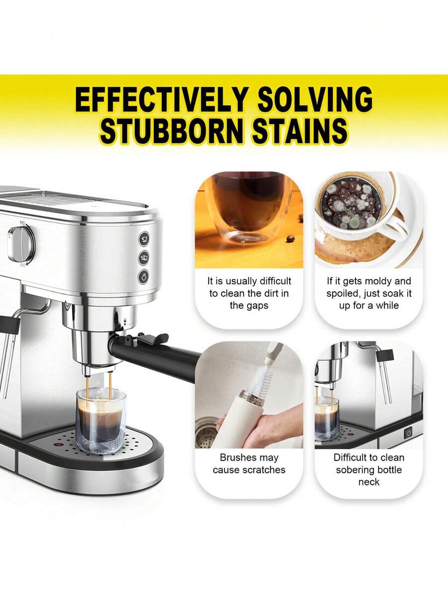 10pcs Set Household Kitchen Cleaning Coffee Machine Limescale Remover ...