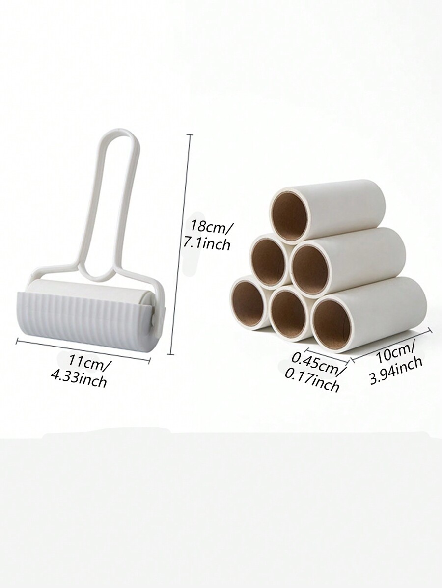 Lint Roller With Tearable Rolling Brush, Instantly Remove Pet Hair ...