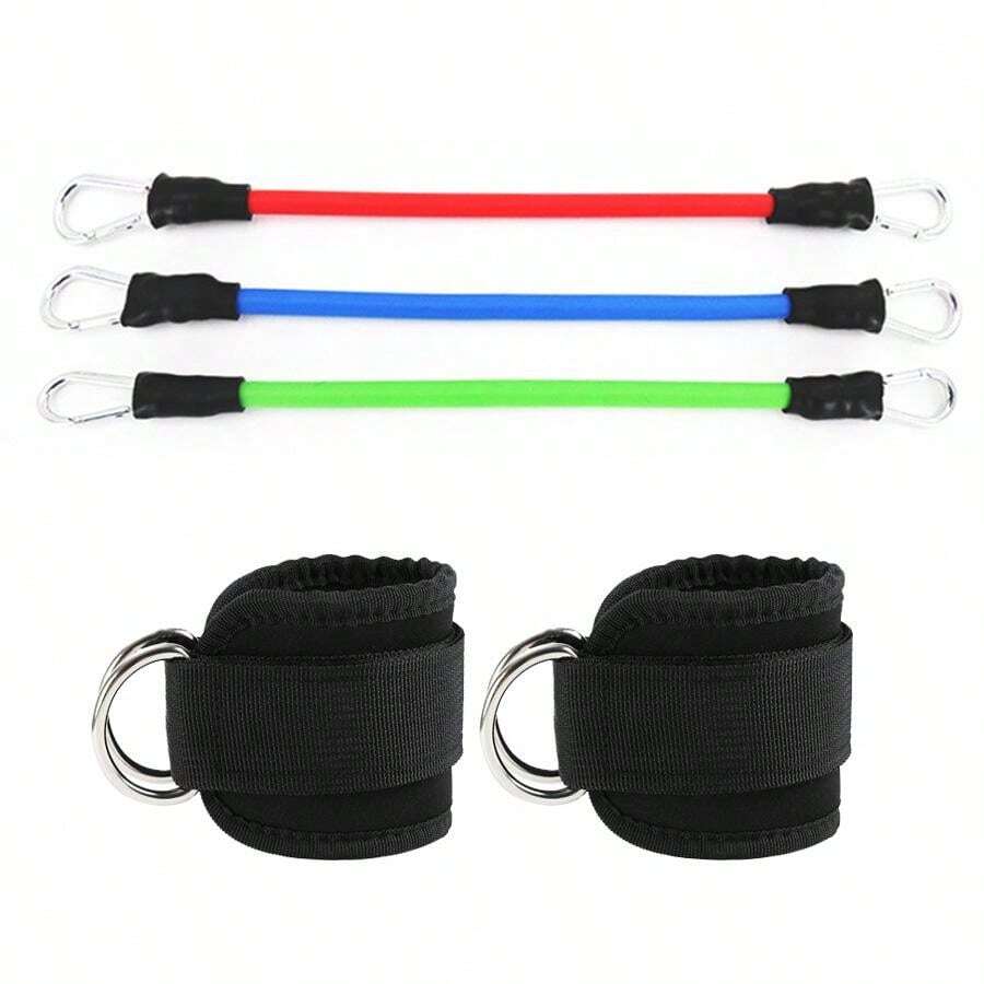 5pcs Ankle Resistance Band Set, 20lbs, 25lbs, 30lbs Resistance Bands ...