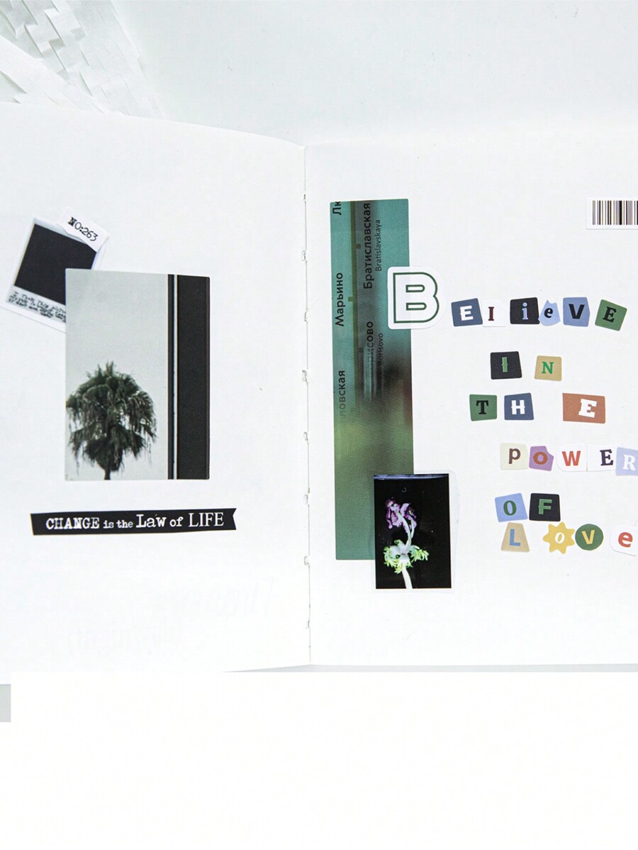 1roll Minimalist Copperplate Paper Die-Cut Waste Discharge Tape For ...