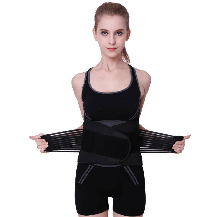 Fitness Exercise Waist Support Yoga Waistband, Neoprene Sweatproof ...