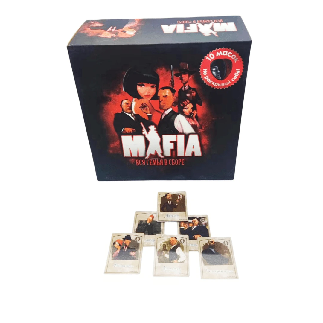 Mafia Board Game For Family Fun, Playing Cards Table Game For Friends ...