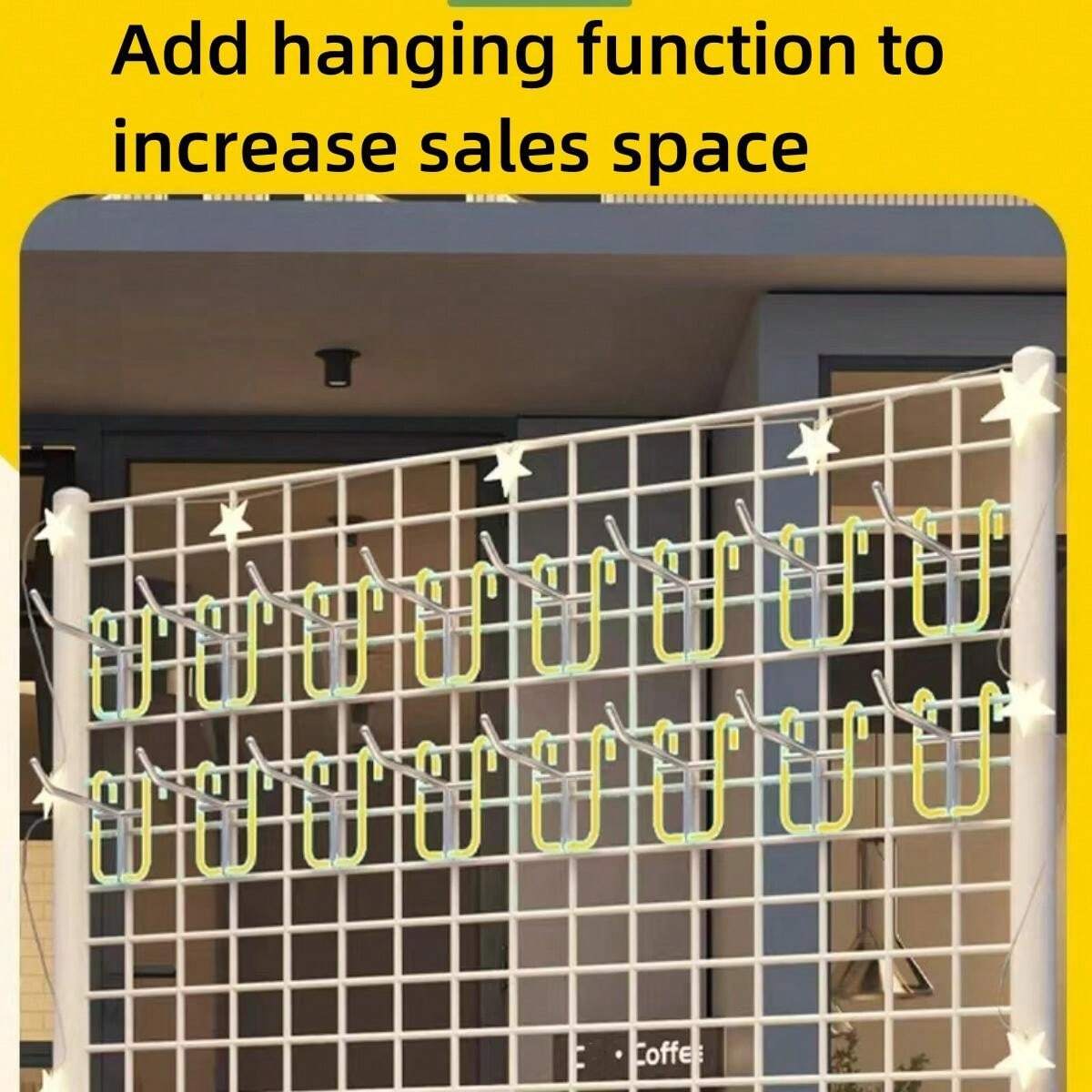 Carrinho de Promocional de Mercado com Grade Portátil para Exterior ...