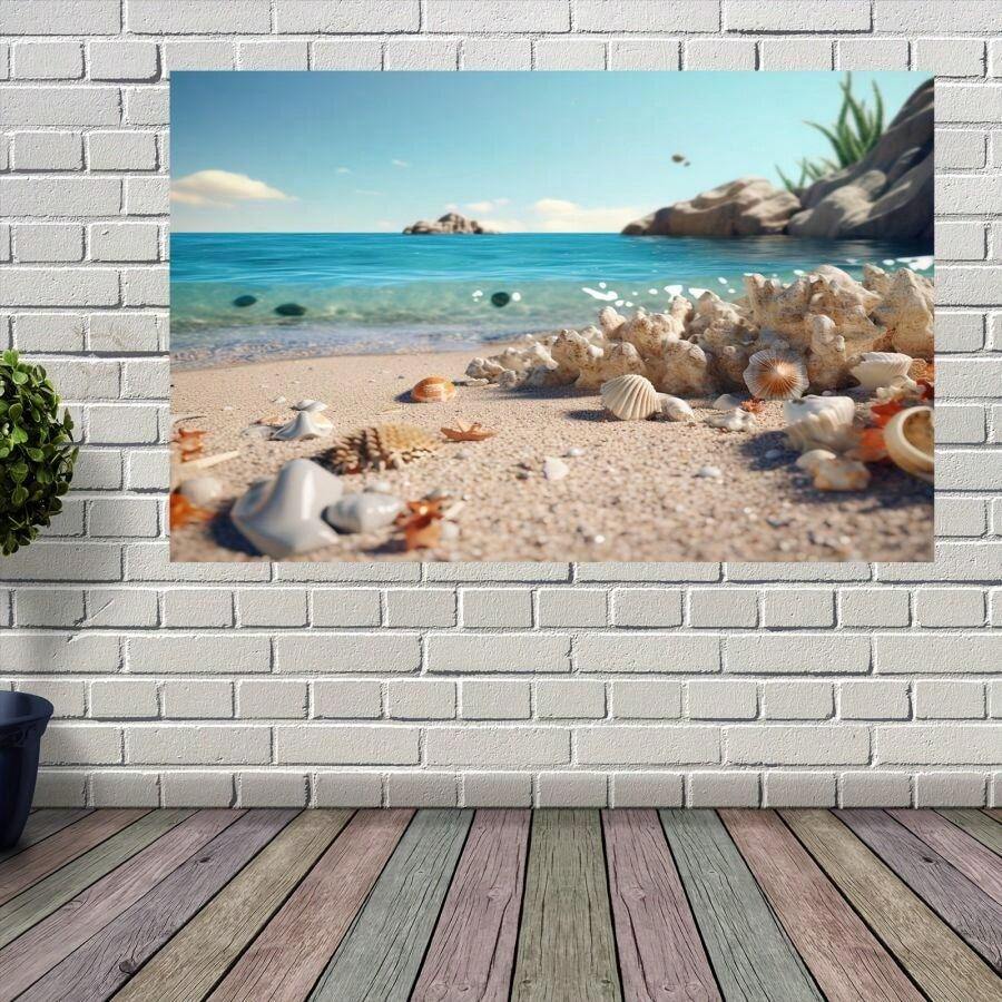1pc, Tropical Beachfront Backdrop, Large Summer Beach Scene Photography ...