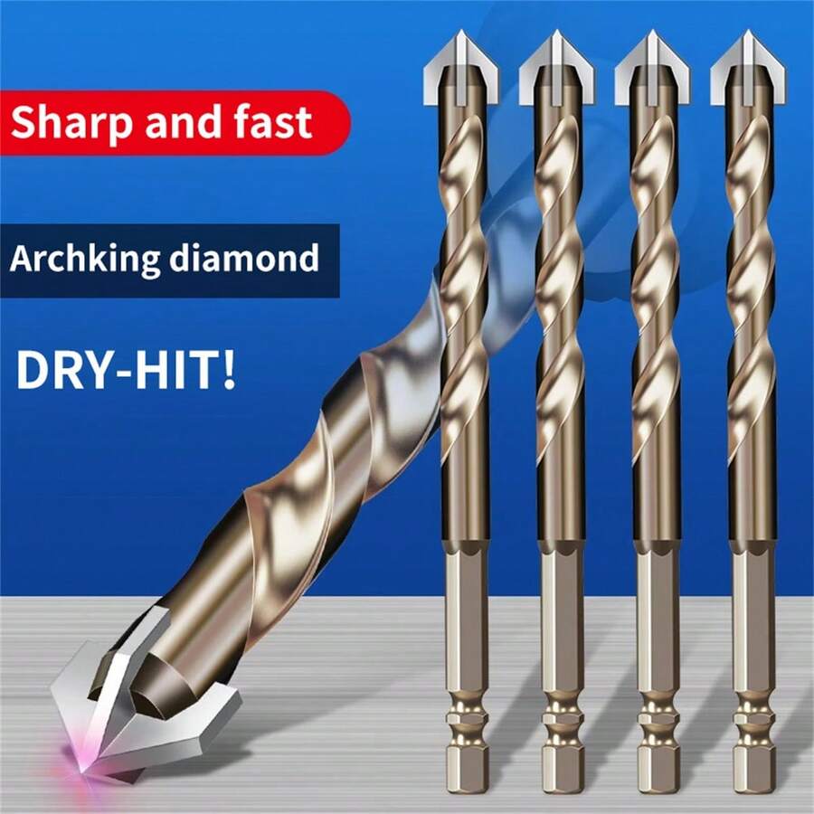 Four-Edged Overlord Drill Hexagonal Handle Concrete Impact Drill ...