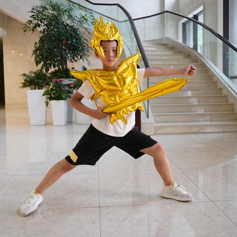 New Birthday Toy Armor Theme Balloons - Ideal Props For Parties, School ...