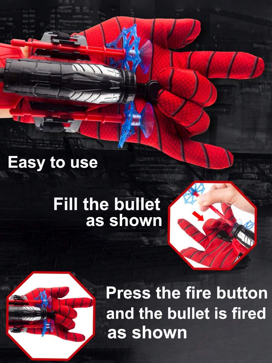 Ensemble de jeu de tir Hero Toys Superhero Launcher pour les garçons et ...