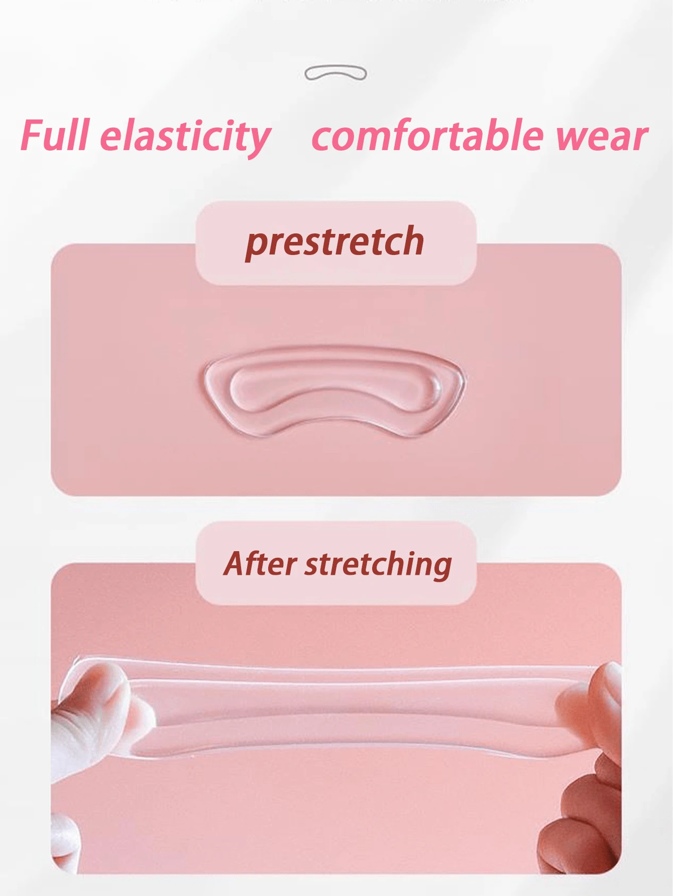 Silicone Self-Adhesive Heel Pads For Women, Anti-Slip And Anti-Wear ...