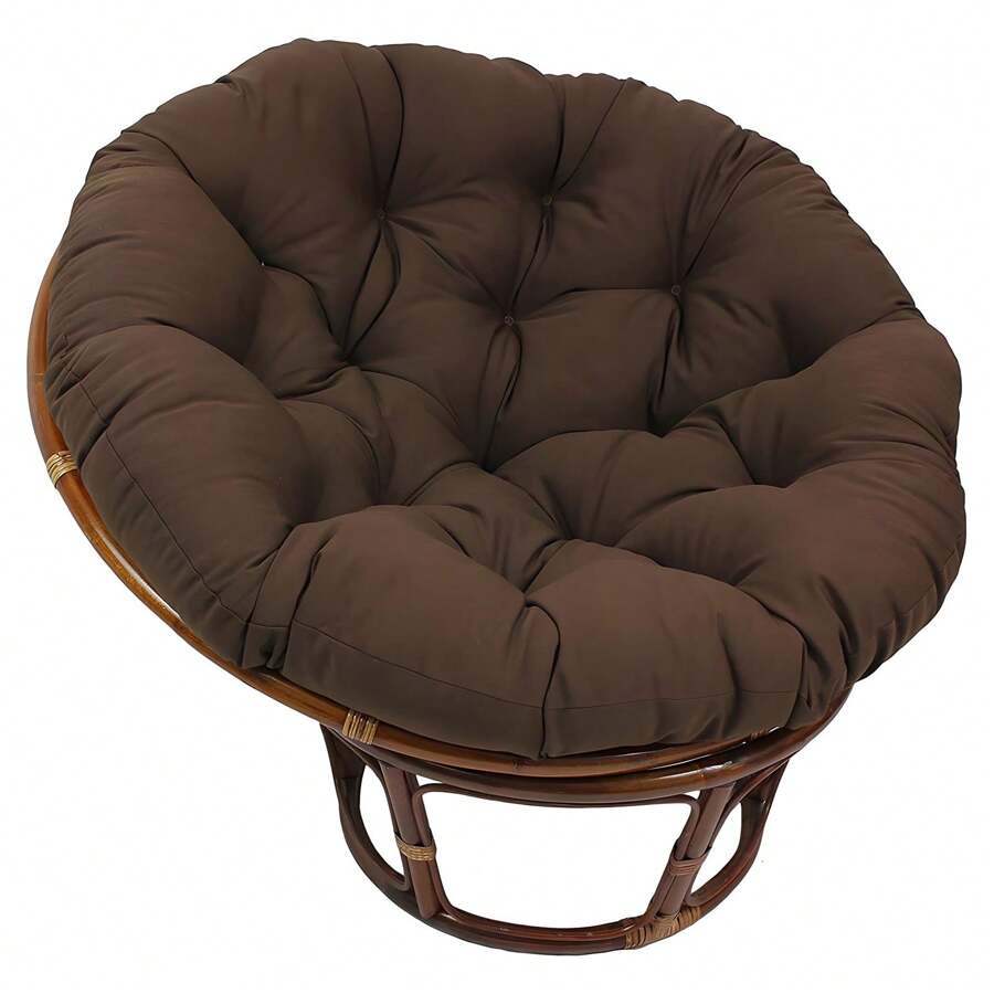Papasan Chair Cushion 48" Circle Tufted Egg Chair Cushion Hanging Chair ...
