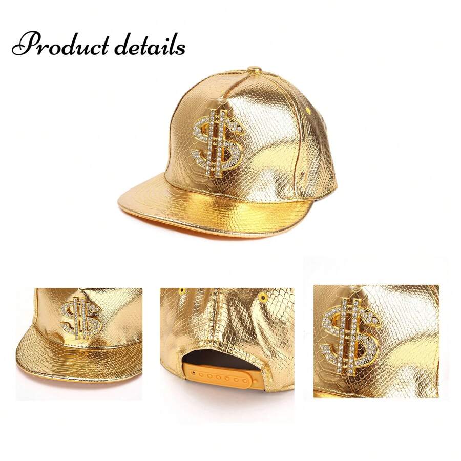 Conjunto de disfraz de Hip Hop de 4 piezas para hombres y mujeres Accesorios de los raperos de ...