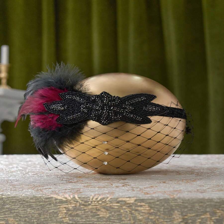 1920s Great Gatsby Accessories Set For Women, Flapper Headband ...