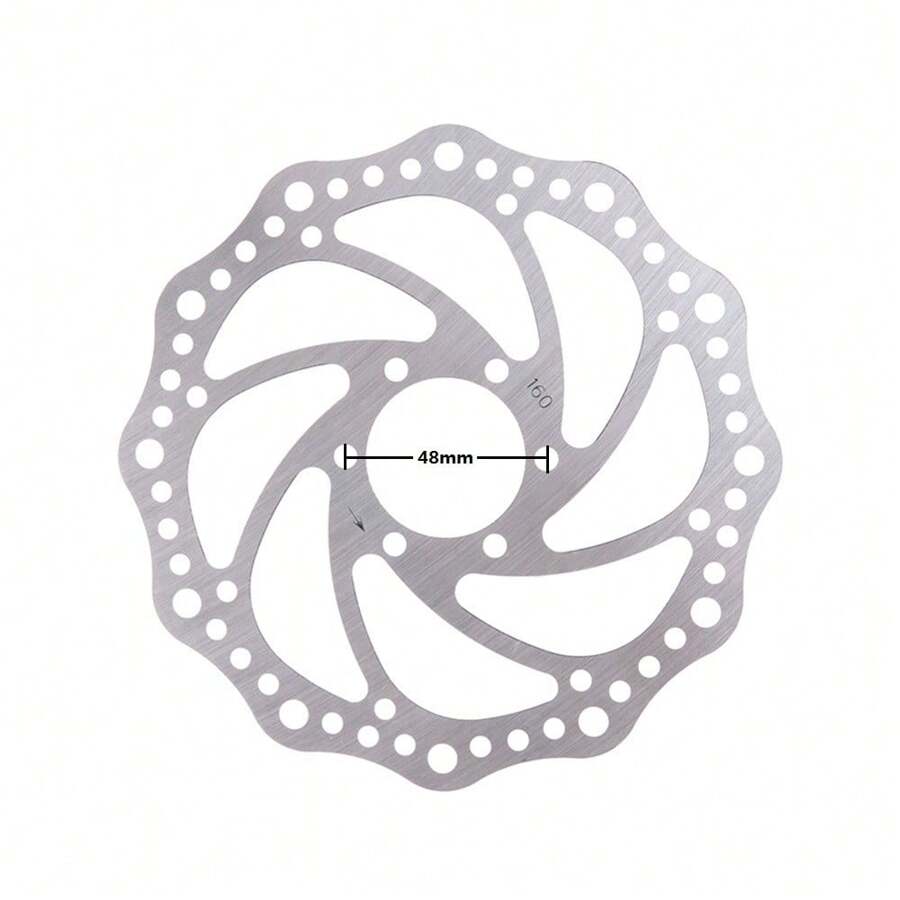 ZTTO 160mm Bike Bicycle Freewheel Threaded Hubs Disc Brake Rotor With 6-Bolt Flange Adapter ...