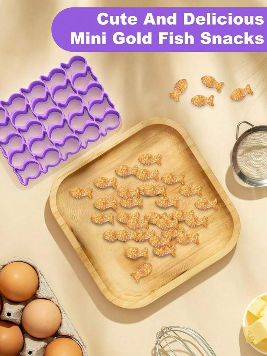 Fish Biscuit Cutter, Mini Fish-Shaped Cookie Cutter, Goldfish Biscuit ...