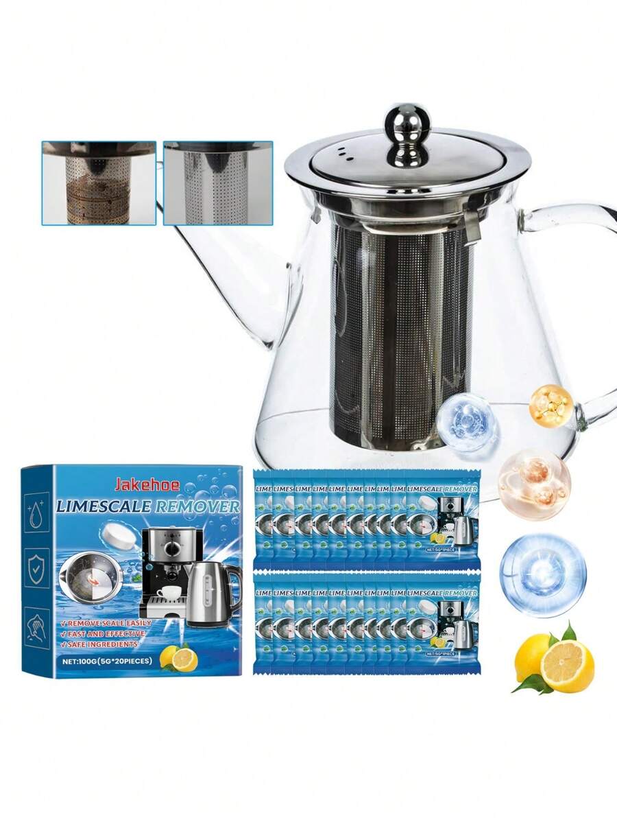 100g (5g*20 Stücke) Multifunktionale Reinigungssprudeltabletten zum Entfernen von ...