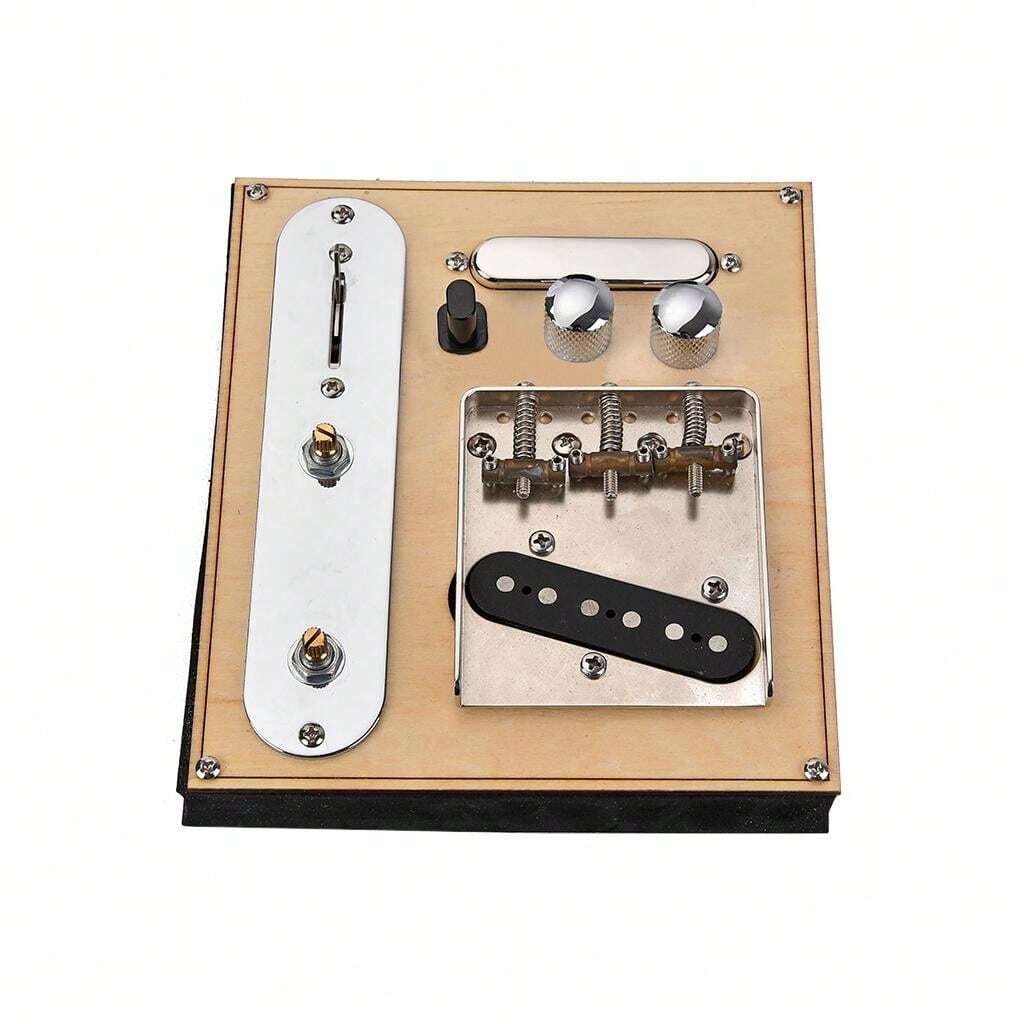 1 Set Loaded Prewired Control Plate Bridge Neck Bridge Pickups Assembly ...