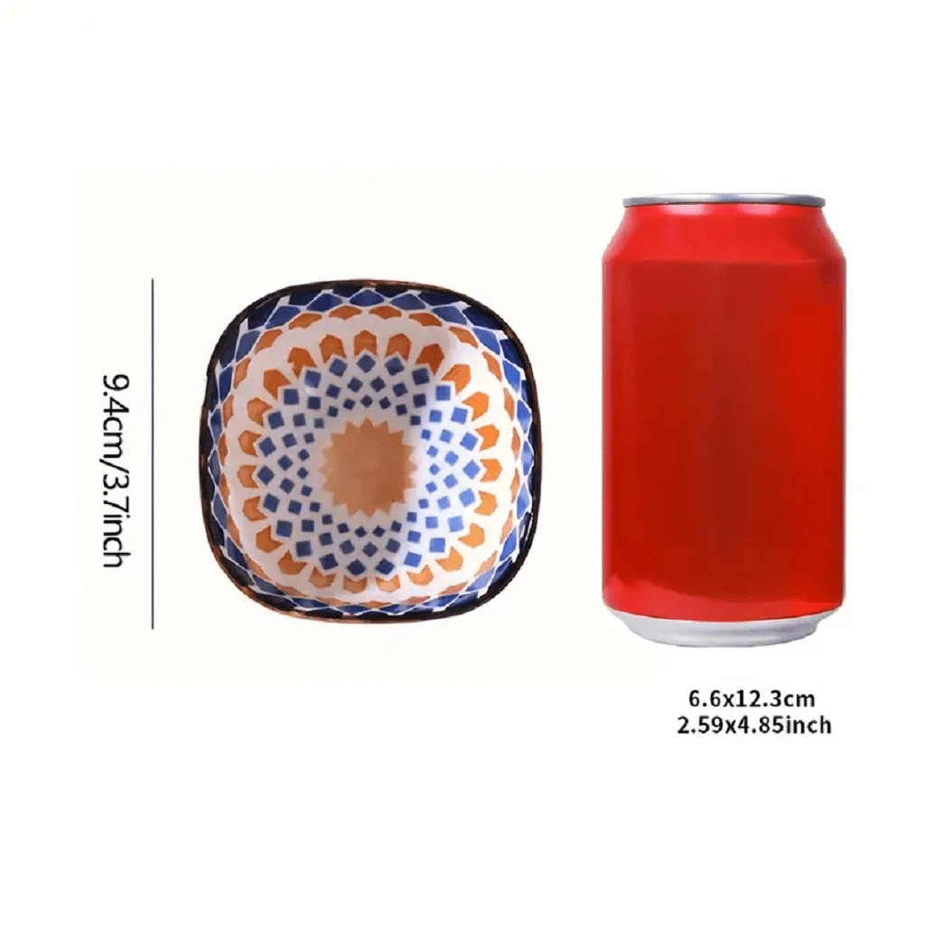 6pcs/Set Ceramic Sauce Dipping Bowl, For Soy Sauce, Snacks, Seasonings ...