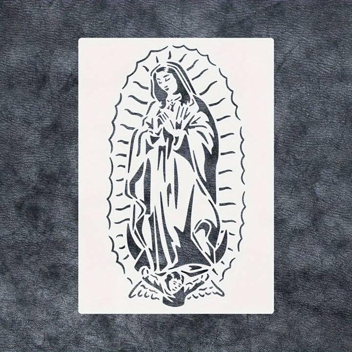 Virgin Mary Stencil Patterns