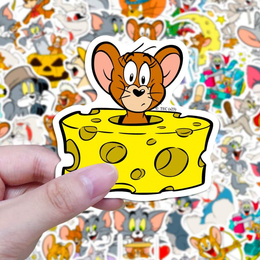 50 peças Adesivos Cartun Tom e Jerry Licenciados Oficialmente pela ...