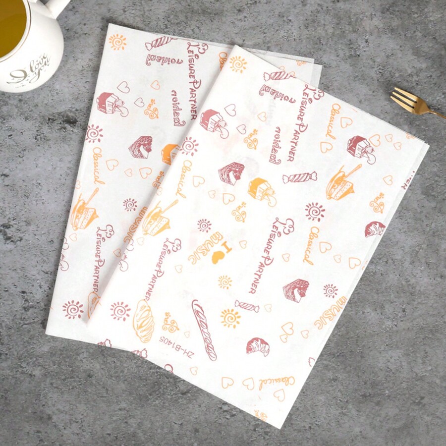 Pack Of 50 Disposable Sandwich Wrapping Paper For Food, Grease ...