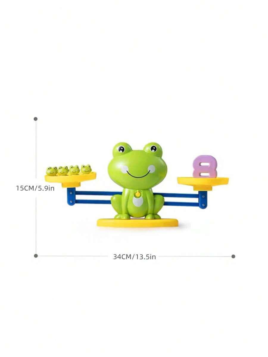Frog Balance Math Game, Family School Kindergarten Balance Board Game ...